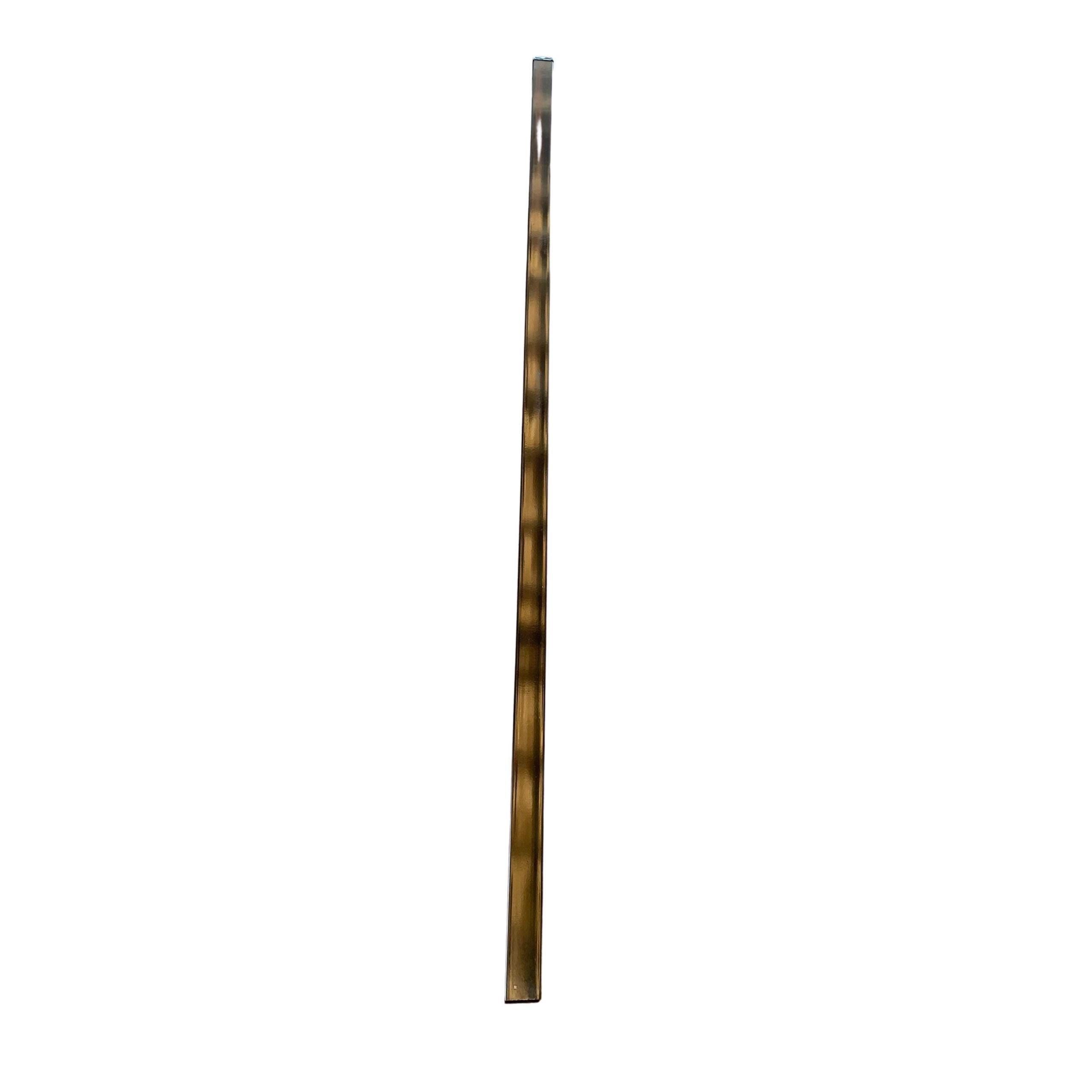 2.1m High Black Security Fence Post (65mm x 65mm)
