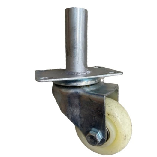 Temporary fence jockey wheel